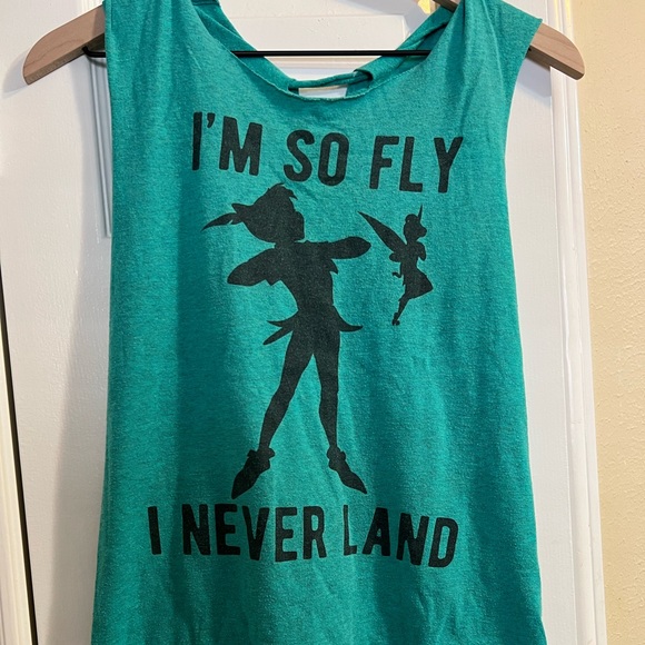 Tops | Custom Designed Peter Pan Muscle Shirt | Poshmark